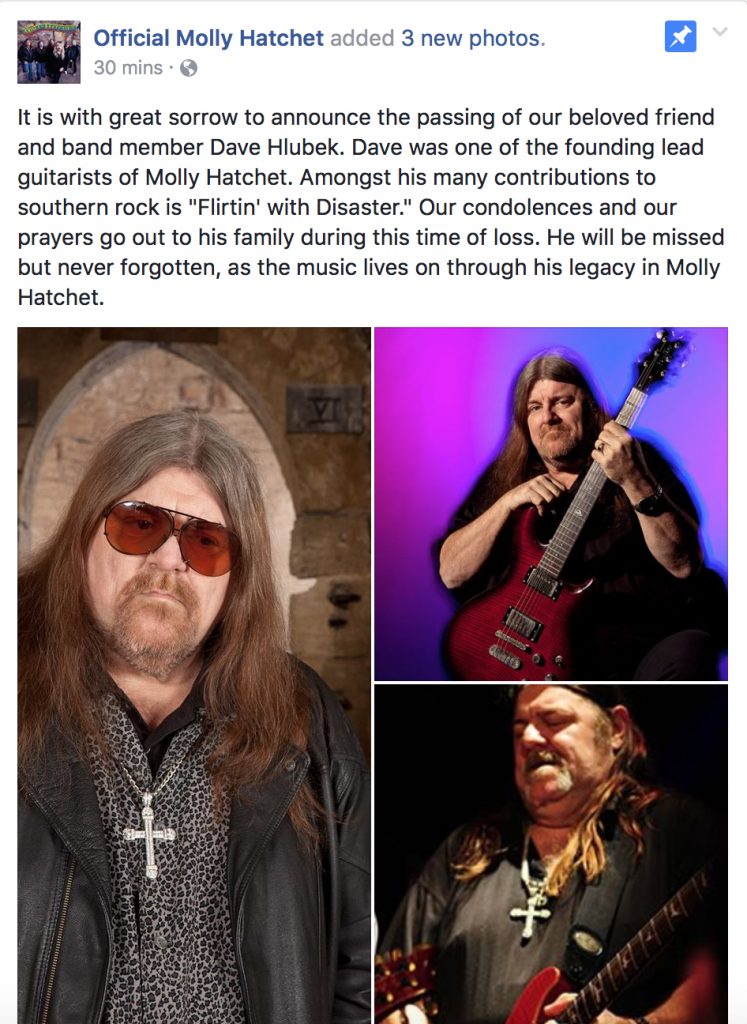 Remembering Molly Hatchet Founder, Dave Hlubek | Best Classic Bands