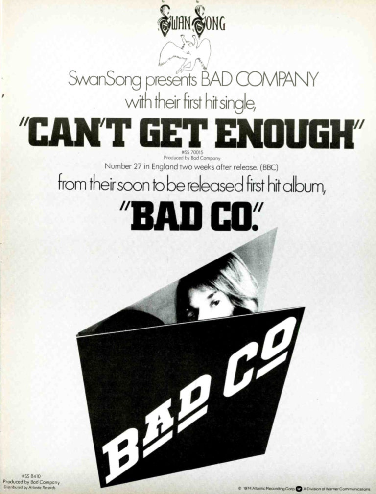 1974’s Bad Company Debut Album: When Rock Fans Couldn’t Get Enough ...