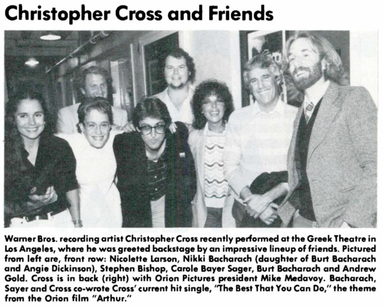 Christopher Cross 'Making Good Progress,' Post- Covid-19 - Best Classic ...