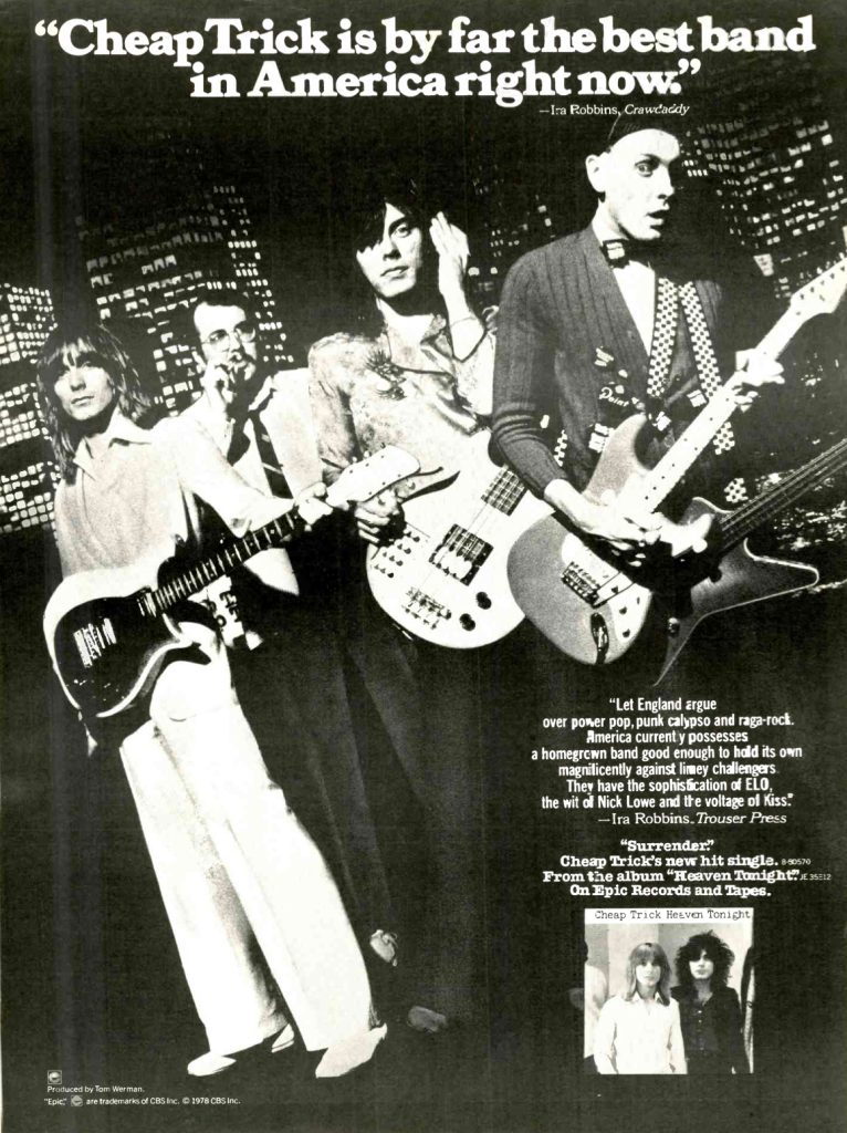 Cheap Trick ‘Heaven Tonight’: They Just Seemed a Little Weird | Best Classic Bands