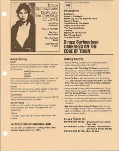 The Marketing of Bruce Springsteen’s ‘Darkness On the Edge of Town ...