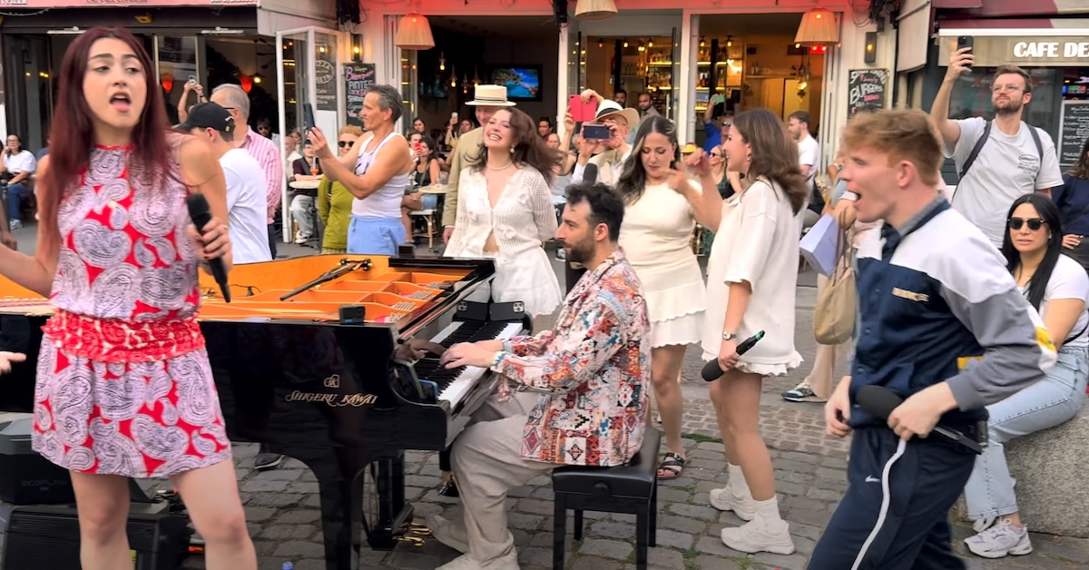 Paris Stops in Its Tracks as Mickey Callisto and 11-Year-Old Guitar Prodigy Olly Pearson Deliver ...