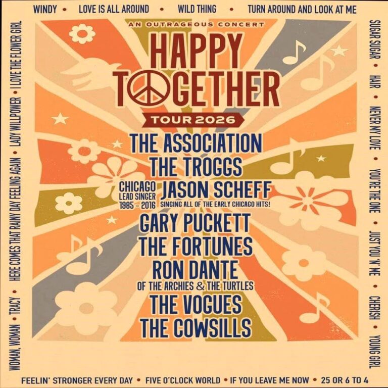 Happy Together 2026 Tour Sets Lineup, Adds Dates - Best Classic Bands