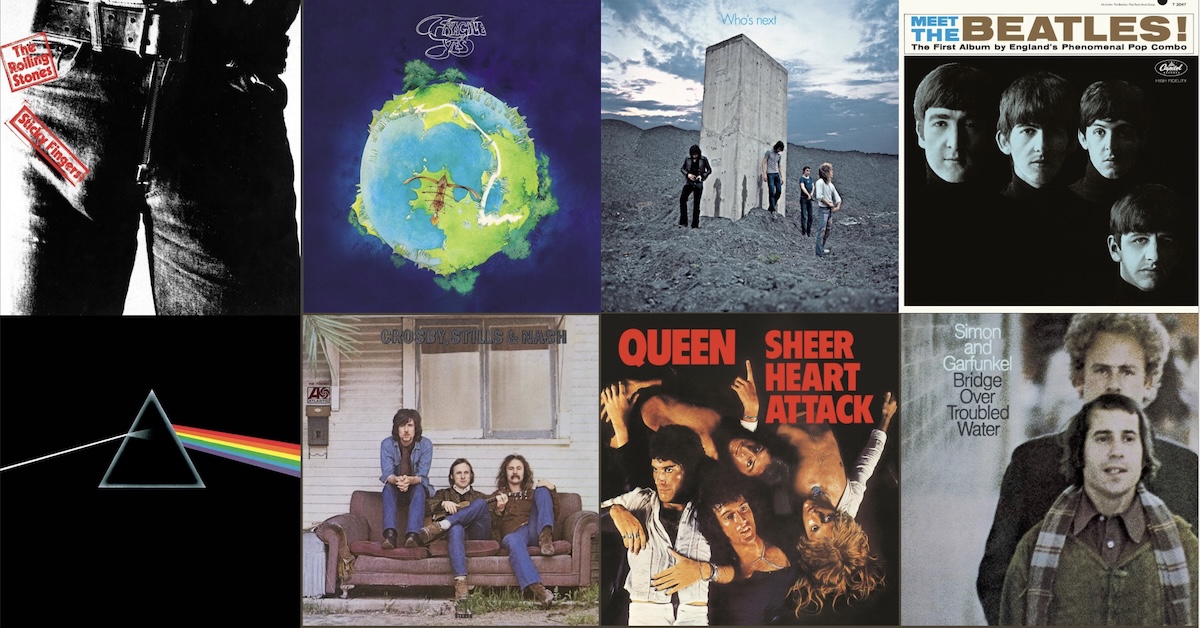 My First 100 Record Albums - Best Classic Bands